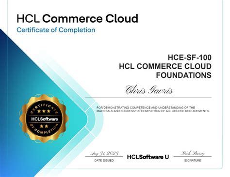 Chris Gavris On Linkedin New Hcl Commerce Cloud Foundations