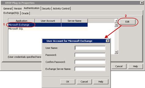 Advanced OSSV Plug In Configuration
