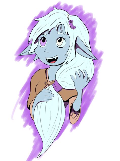 Blue Goblin R Drawing