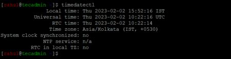 How To Change Timezone On CentOS RHEL Based Systems