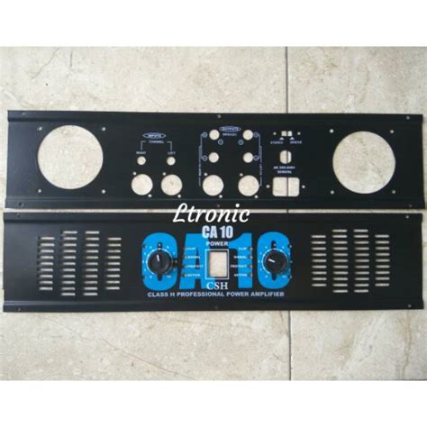 Jual Panel CA 10 Hitam Plus KnopPanel CA 10 Hitam Plus Knop Panel CA 10 Box Power Amplifier