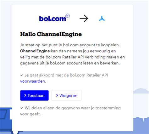 Bol How Do I Re Authorize ChannelEngine For The Bol API