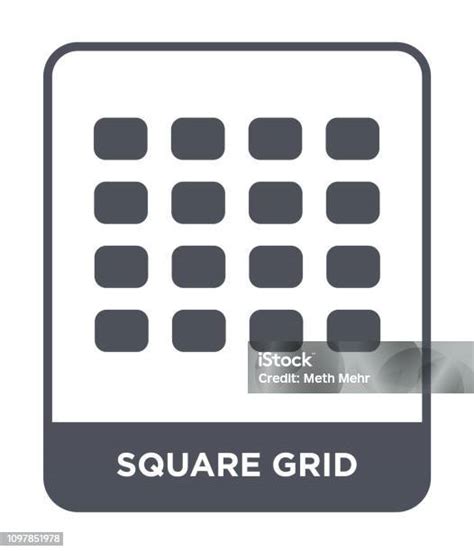 正方形網格圖示向量在白色背景 正方形網格新潮的圖示從終極字形集合向量圖形及更多互聯網圖片 互聯網 名單 商標 Istock