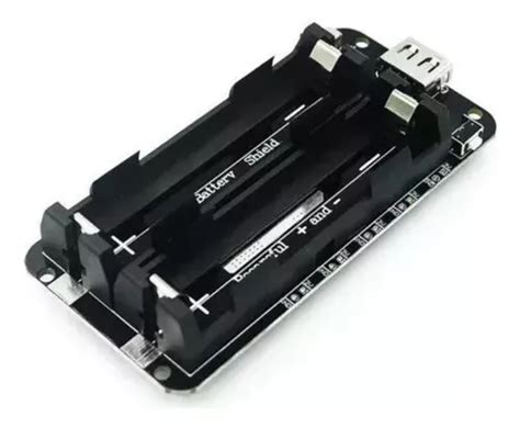 Módulo Shield Duplo Bateria 18650 P Arduino Esp32raspberry