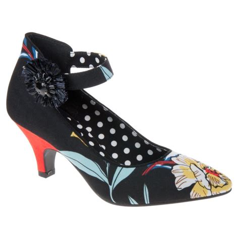 Ruby Shoo Carla Floral 09281 Court Shoes Humphries Shoes
