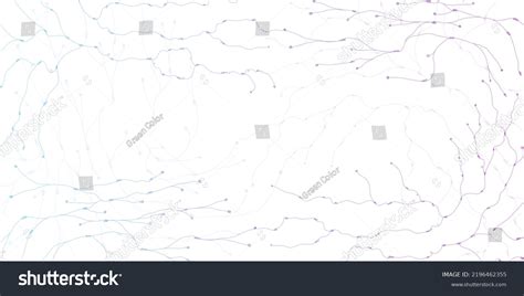 Abstract Background Molecular Structure Freehand Sketch Stock Vector Royalty Free 2196462355