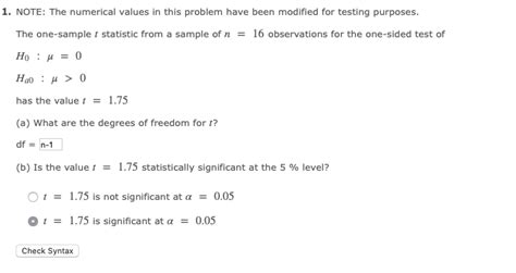 Solved NOTE The Numerical Values In This Problem Have Chegg