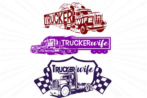 Trucker Wife Svg Files