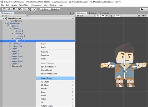 Rig A D Animated Character In Unity Gamedev Academy
