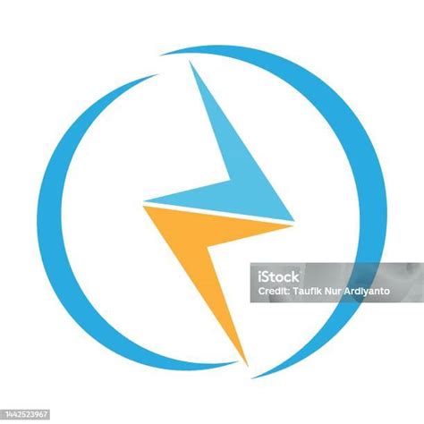 번개 로고 아이콘 디자인 그림 0명에 대한 스톡 벡터 아트 및 기타 이미지 0명 권위 뇌우 Istock