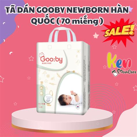 TÃ DÁn Gooby Newborn HÀn QuỐc 70 Miếng Shopee Việt Nam