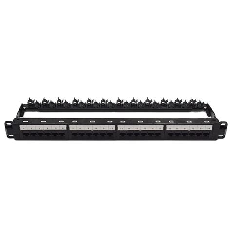 1u 24 Port Rack Mounted Patch Panel China RJ45 CAT6 UTP Patch Panel And Cabling Network 24
