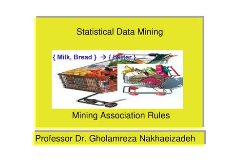 dm association rules statistical data mining mining association rules