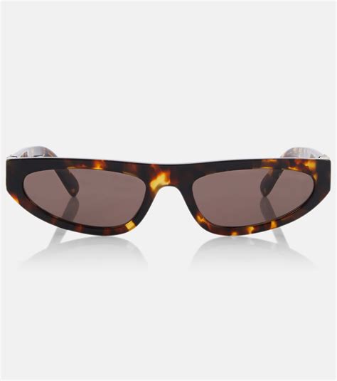 Miu Glimpse Cat Eye Sunglasses In Brown Miu Miu Mytheresa