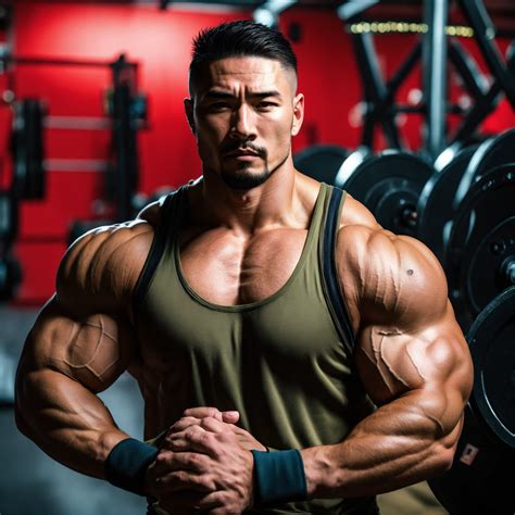 Lexica 30 Year Old Man With Big Muscles Big Bodybuilder Body Like A Wrestler In The