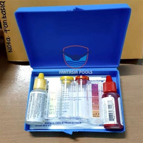 Promo Test Kit Kolam Renang Pentair Alat Tes Ph Dan Chlorine 1 Sett