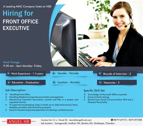 Frontofficejobs Receptionist Guestrelations Sunil Dsouza