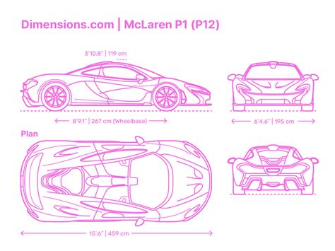 Ford GT 2nd Gen Dimensions Drawings Dimensions