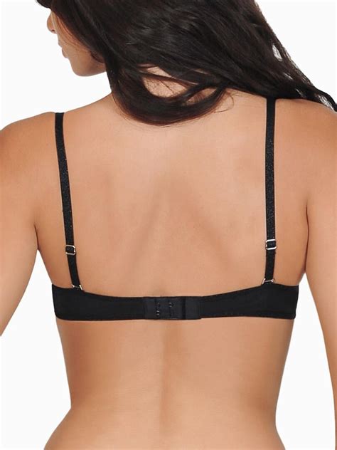 Soutien Gorge Push Up Queen Rose Noir Kiabi 69 80