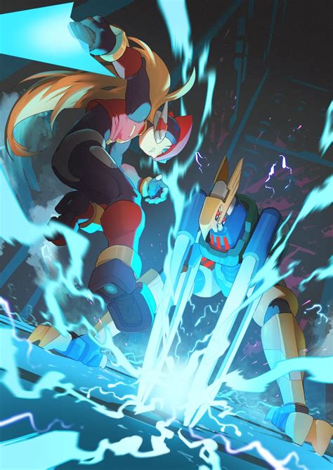 Zero Zero Z And Aztec Falcon Mega Man And 2 More Drawn By Tanziya