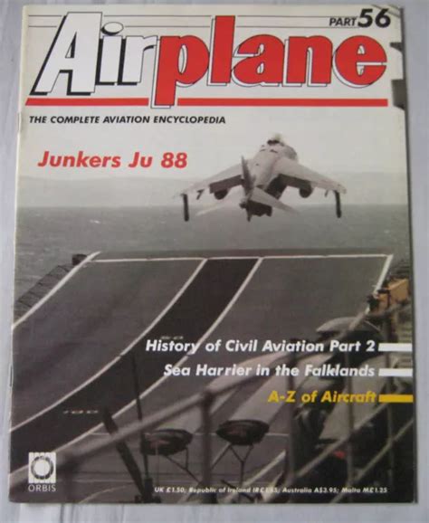 Airplane Encyclopedia Magazine Issue Junkers Ju Cutaway Drawing