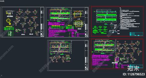 某小区室外给排水管网施工图设计施工图下载【id1126796523】知末案例馆