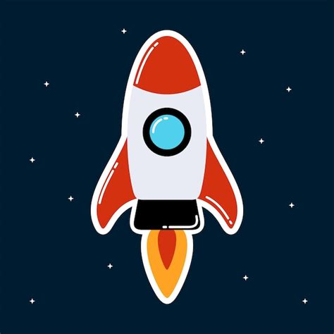 Premium Vector Rocket And Space
