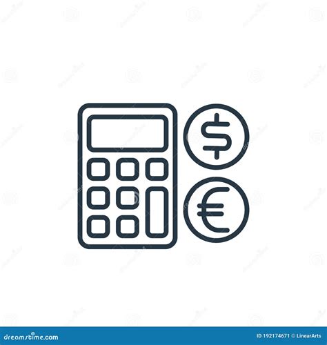 Calculating Icon Vector Sign And Symbol Isolated On White Background