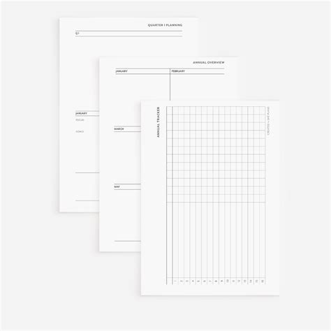 Annual Personal Tracker Insert She Plans