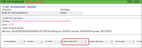 Denial Worklist Overview