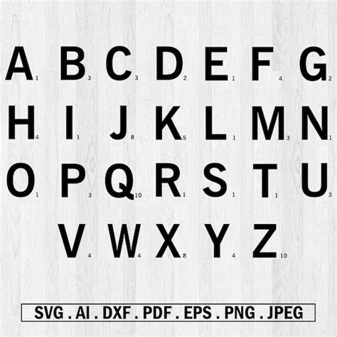 Scrabble Letters Svg Alphabet Svg Scrabble Tiles Scrabble Tile Etsy