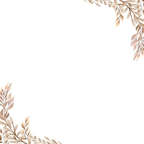 Design De Moldura Floral Em Fundo Branco Foto Premium