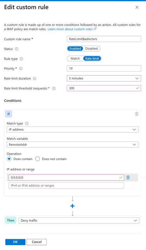 How To Configure Custom Rate Limiting Rule For Azure Front Door