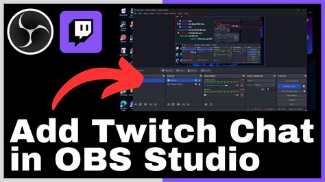 How to Add Twitch Chat to OBS Studio - YouTube