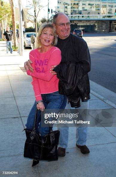 Actress Dee Wallace And Husband Skip Belyea Arrive At The Super Bowl