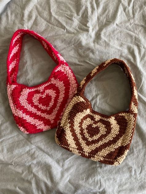 Crochet Powerpuff Heart Shoulder Bag Easy Pattern Artofit