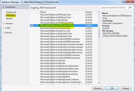 microsoft business intelligence reading connection string from oledb