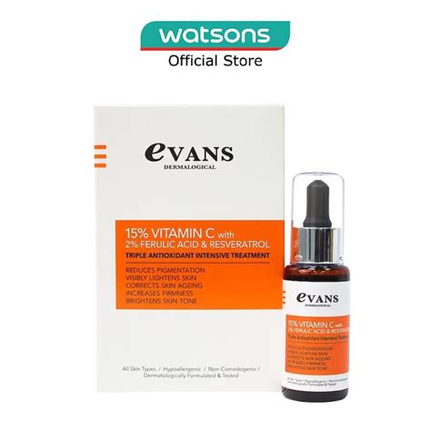 Evans 15 Vitman C With 2 Ferulic Acid And Resveratrol Reduces