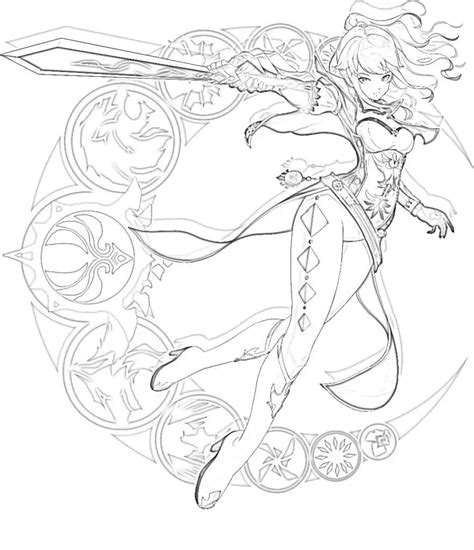 Genshin Impact Coloring Page