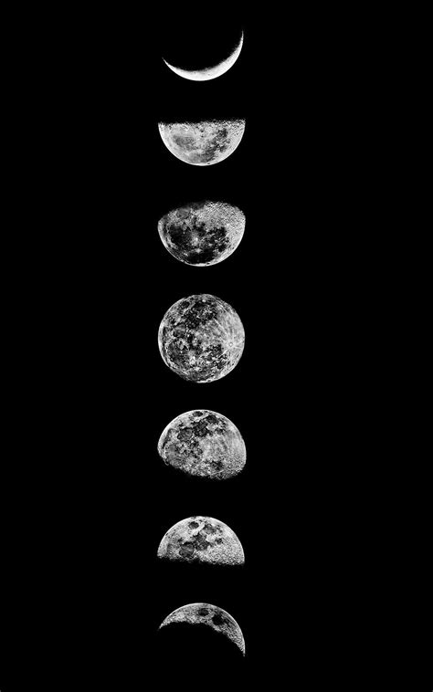 Moon Phases Wallpapers Wallpaper Cave