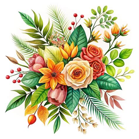 Floral Design Leaves Stock Illustration Illustration Of Leaflandscape