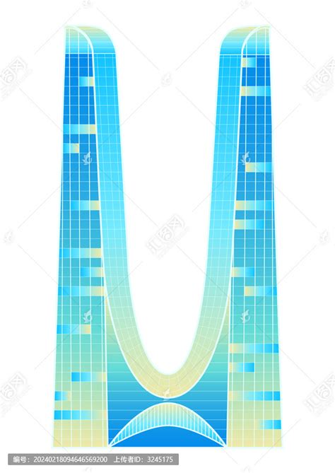 杭州之门世纪中心矢量插画元素建筑园林设计素材设计模板汇图网