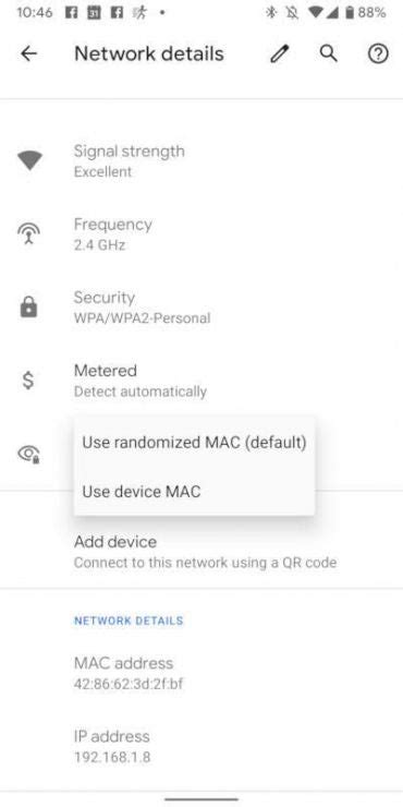 How To Enable A Randomized Mac Address In Android Techrepublic