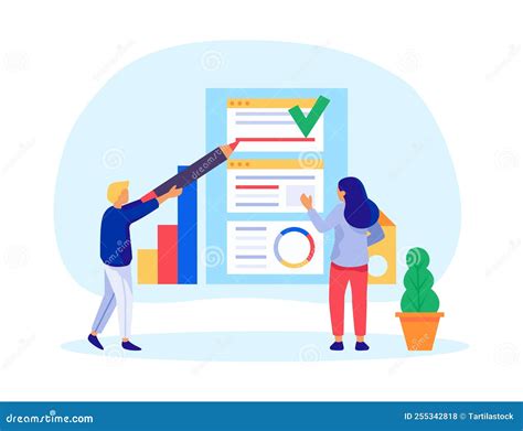 Kanban Project Management Man And Woman Working Together And Checking