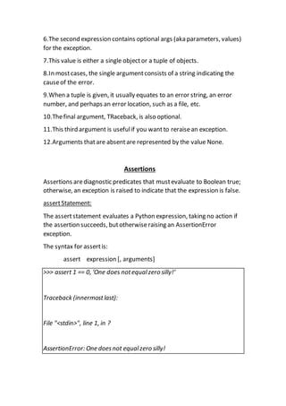 Exception Handlingpdf PDF