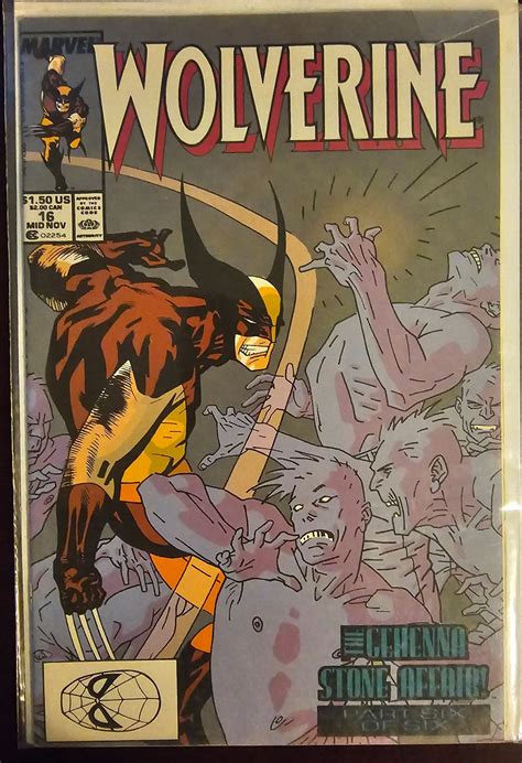 Wolverine 16 1989 Comic Books Copper Age Marvel Wolverine