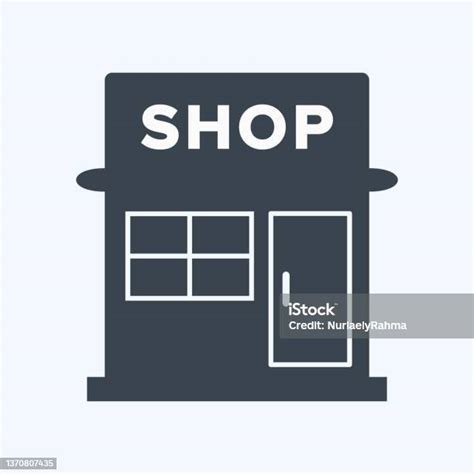 부드러운 파란색 배경에 고립 된 트렌디 한 글리프 스타일의 시장 아이콘 가득 찬에 대한 스톡 벡터 아트 및 기타 이미지 가득