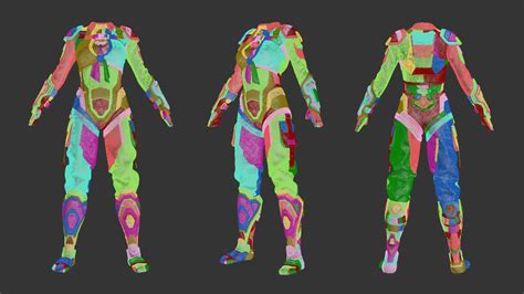 Sci Fi Female Outfit 3d Model By Abuvalove