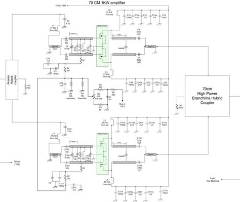 KW Cm LDMOS Amplifier Circuit Diagram