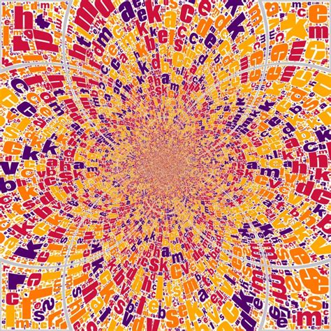 Alfabet Colour Letters Educational Information Background Abstract